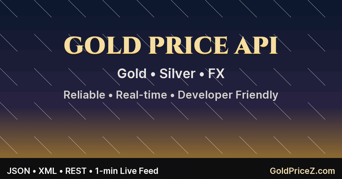 Free Gold Price API (REST, JSON, PHP) | Live Gold & Silver Rate API
