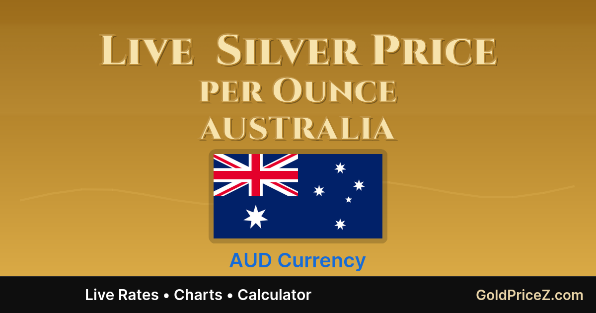 Silver Price per Ounce in Australia (AUD) Today