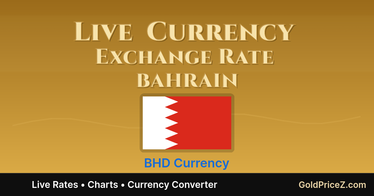Bahraini dinar (USD/BHD) Exchange Rates Today - Bahrain Currency Prices
