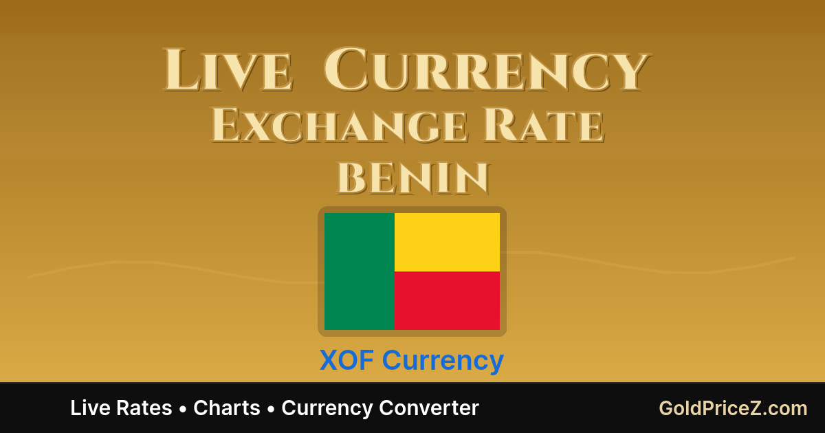 West African CFA Franc (USD/XOF) Exchange Rates Today - Benin Currency ...