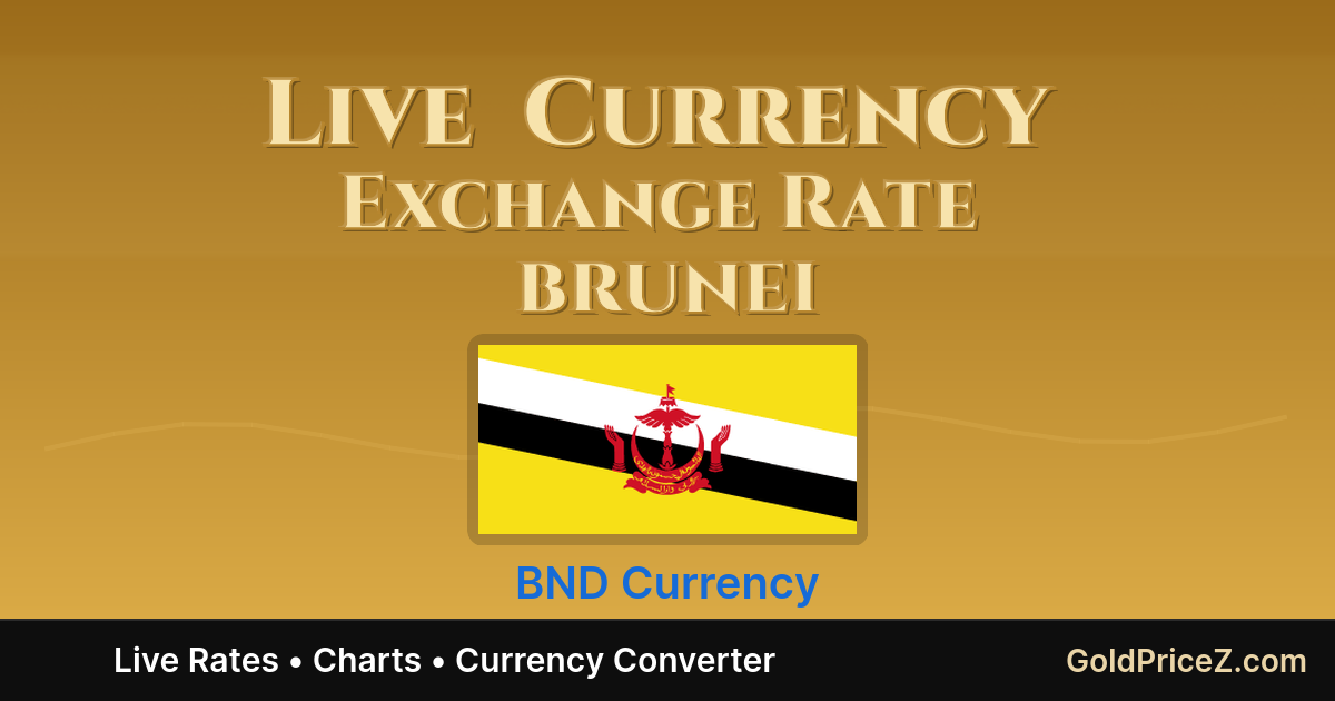 Brunei dollar (USD/BND) Exchange Rates Today - Brunei Currency Prices