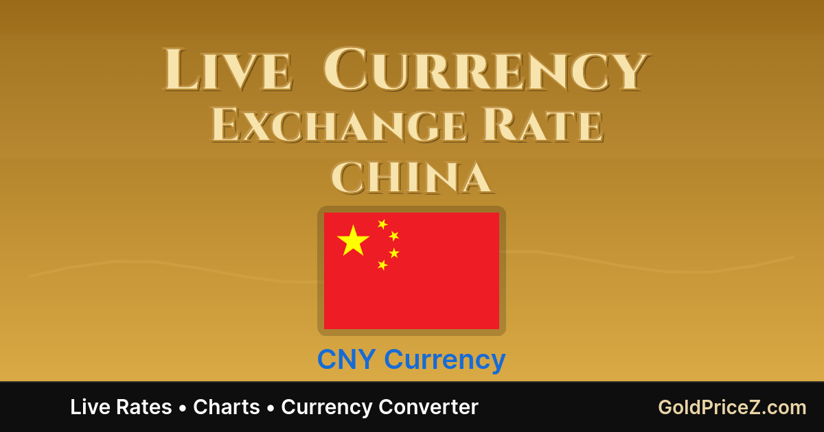 Chinese RMB (USD/CNY) Exchange Rates Today - China Currency Prices