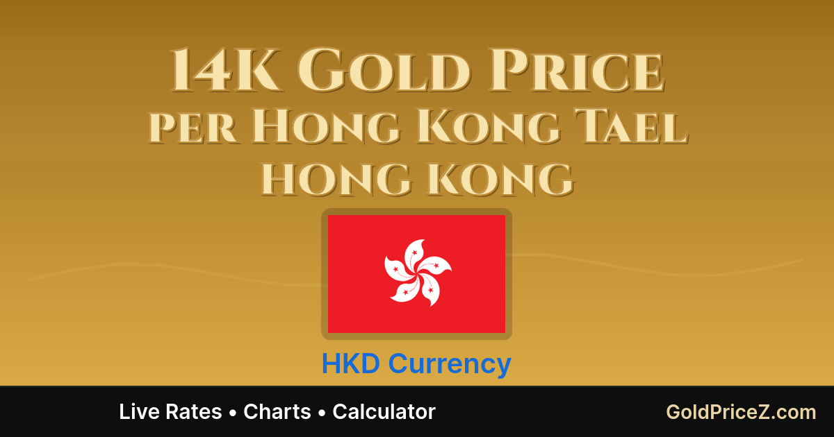 14K Gold Price per Hong Kong Tael in Hong Kong (HKD) Today