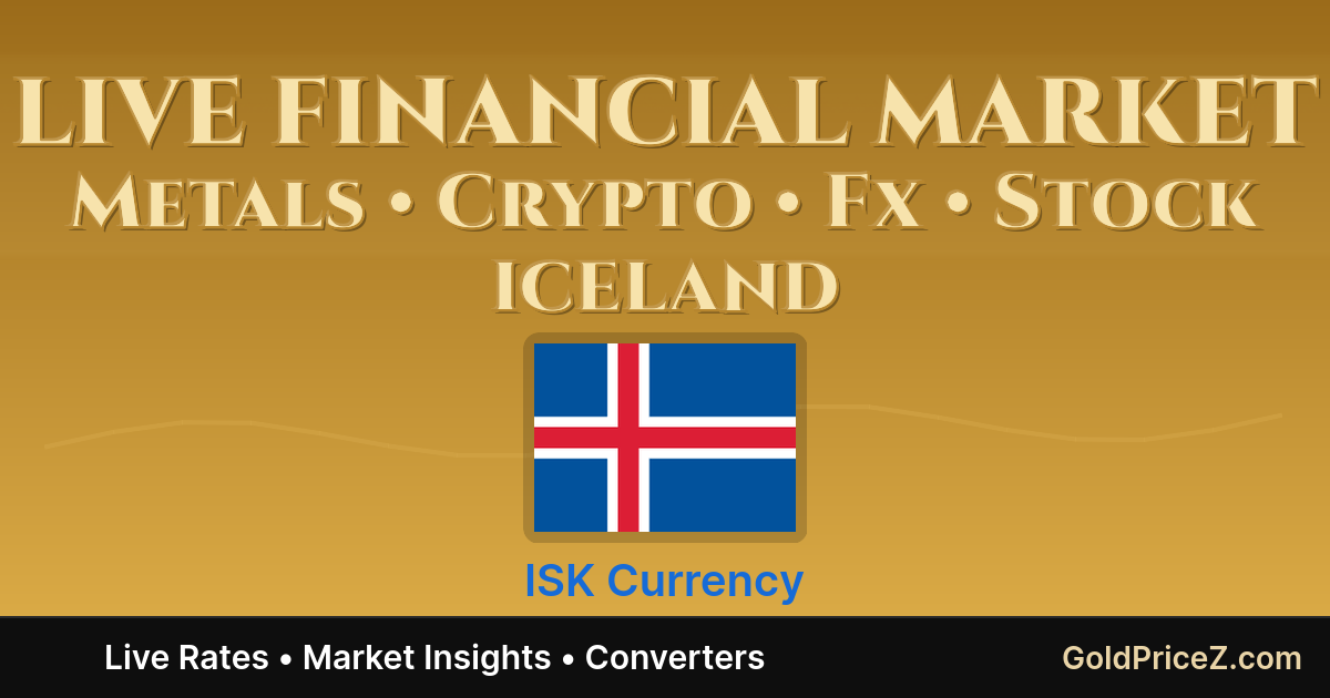 Live Financial Market Data for Iceland | Gold Price Z