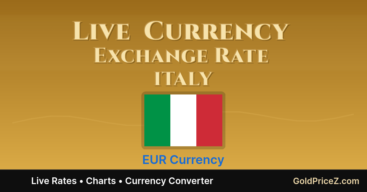 Euro (USD/EUR) Exchange Rates Today - Italy Currency Prices