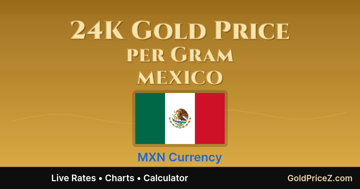 Precio de oro 24K hoy por gramo en México