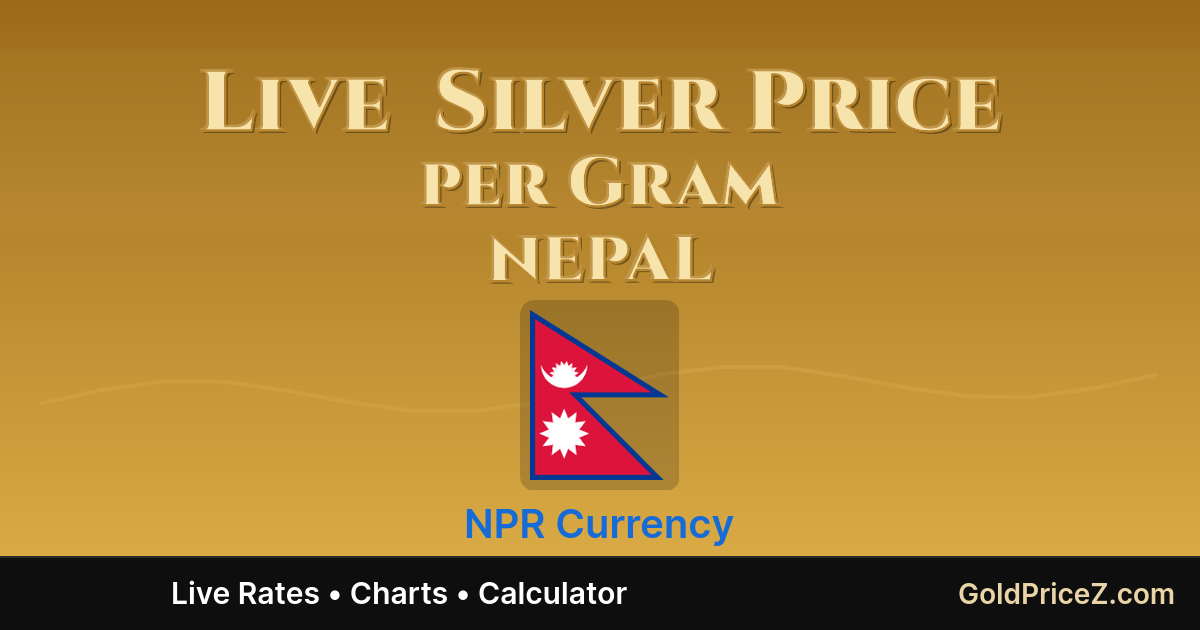 Silver Rate Today in Nepal (NPR) per Gram