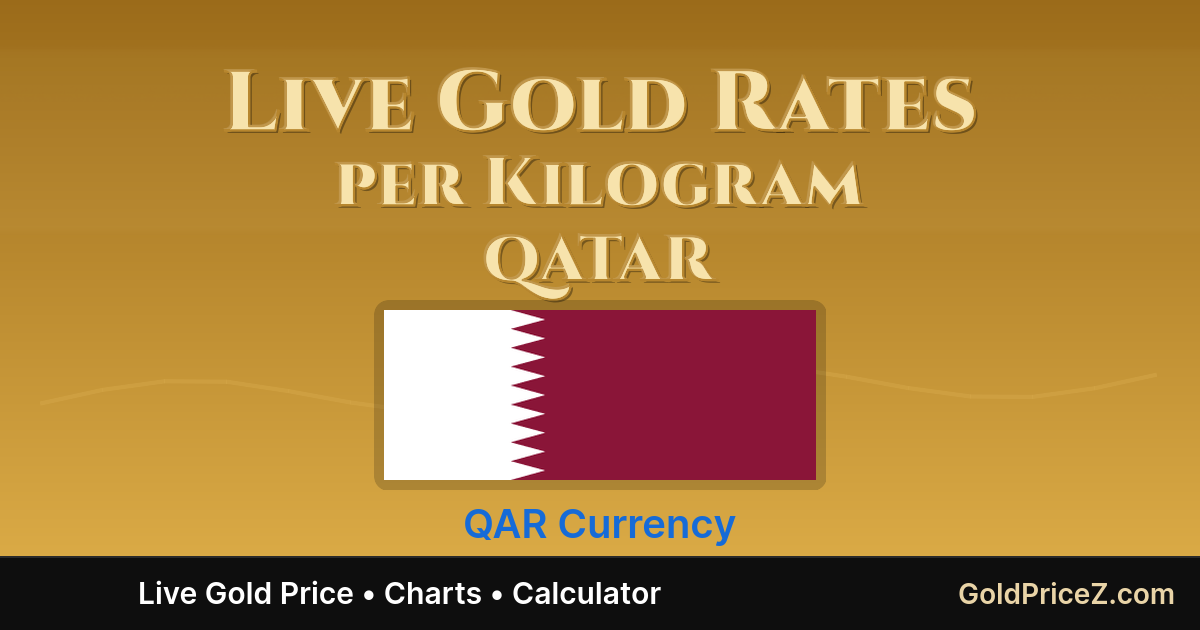 Gold Price per Kilogram in Qatar (QAR) Today