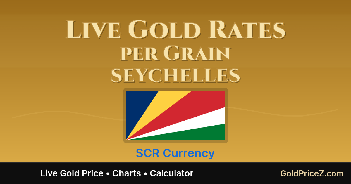 Gold Price per Grain in Seychelles (SCR) Today
