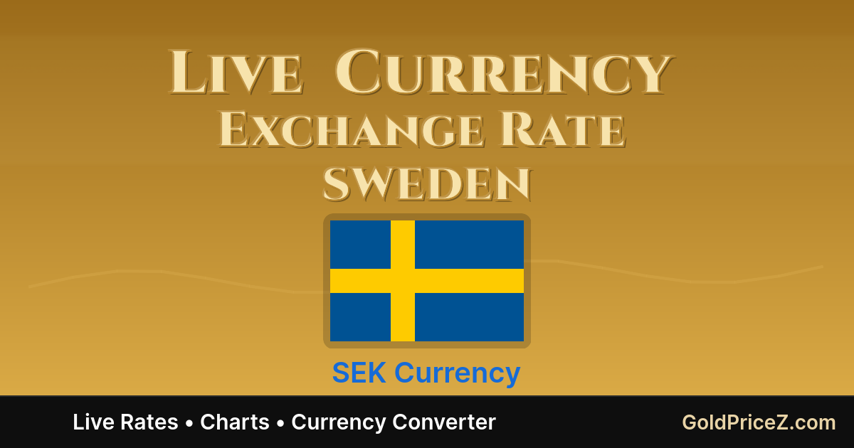 Swedish krona (USD/SEK) Exchange Rates Today - Sweden Currency Prices