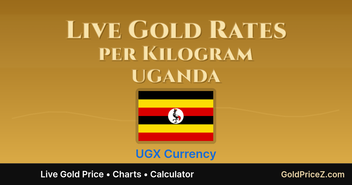 Gold Price per Kilogram in Uganda (UGX) Today